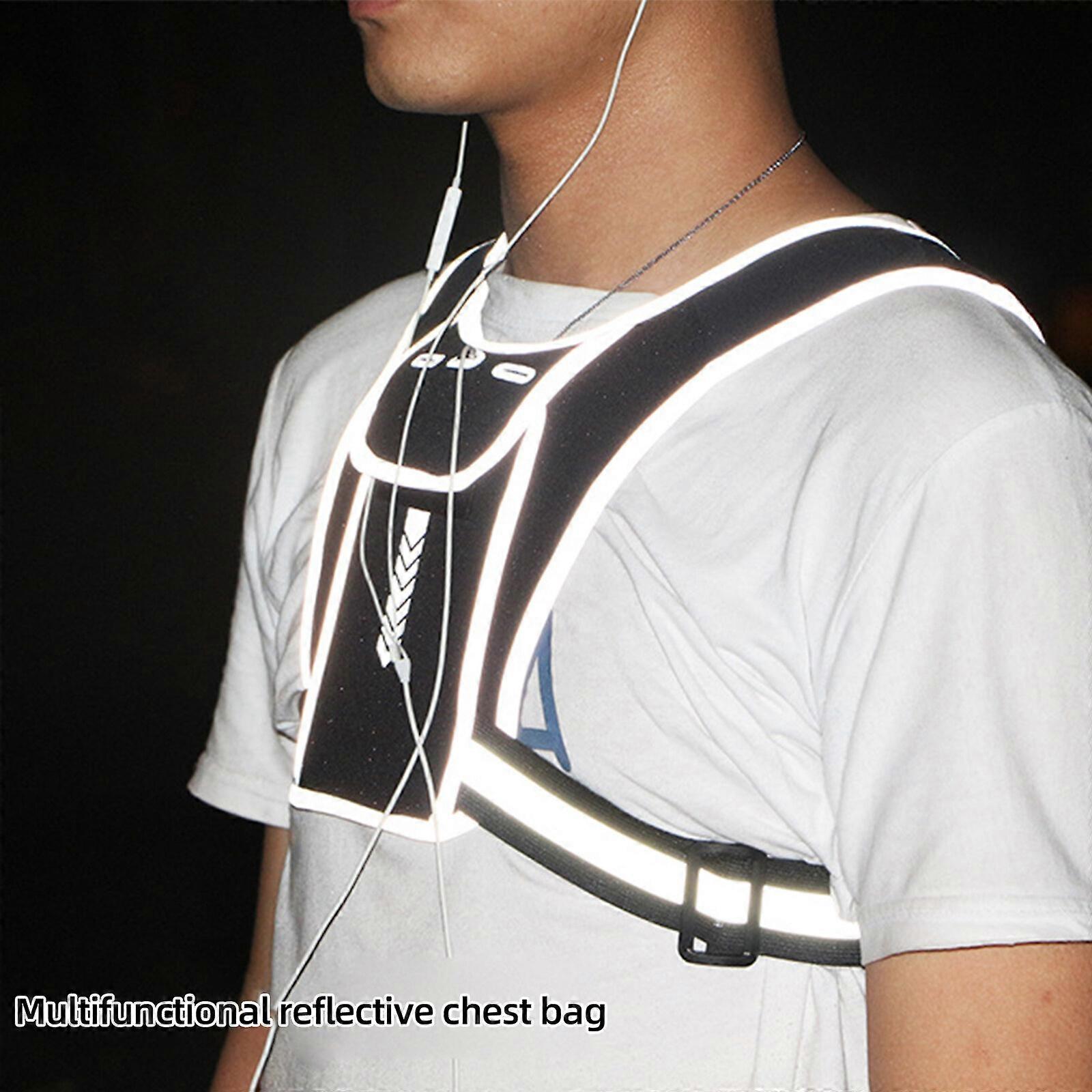 Reflective Workout Gear Reflective Night Backpack With Phone Holder ...