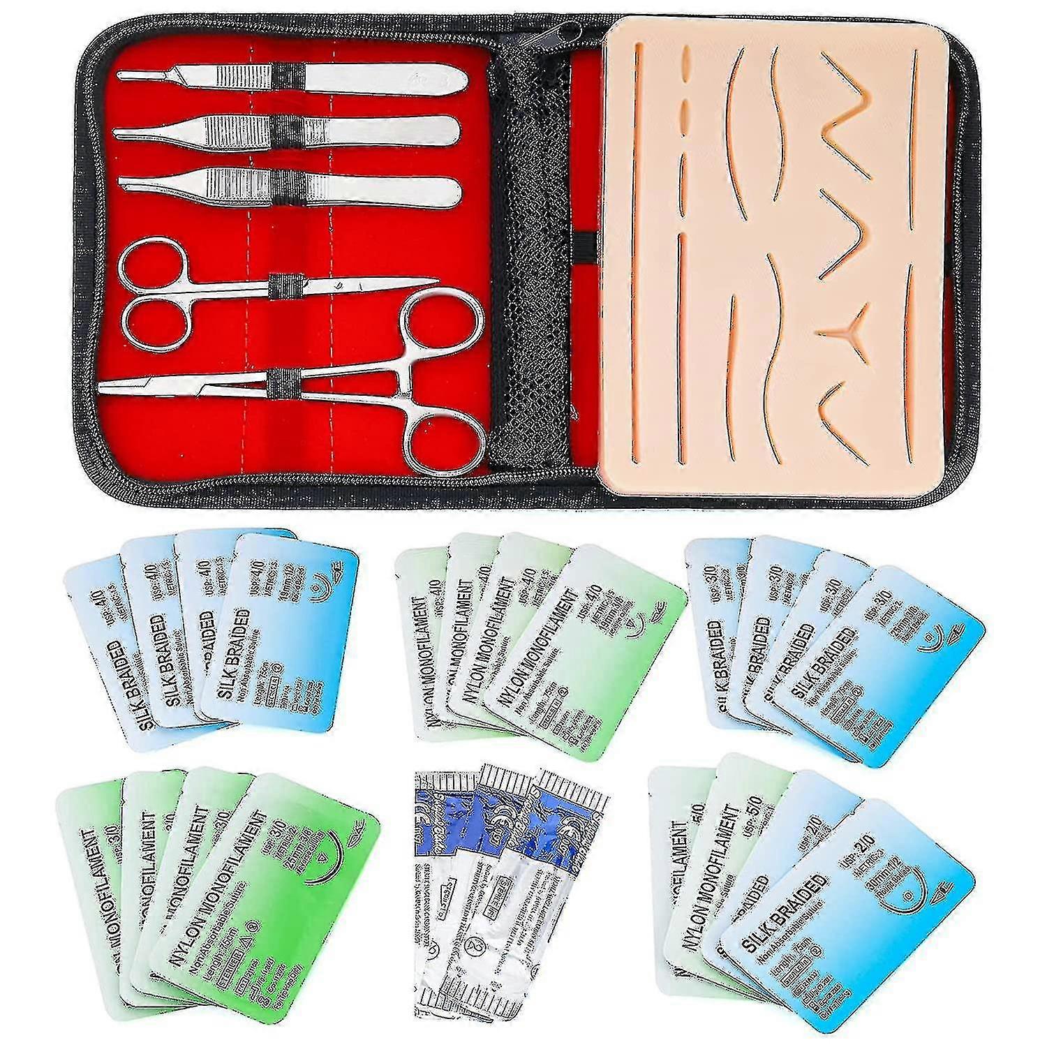 All-in-one Suture Practice Kit Training Kit For Medical, Pa, Np ...