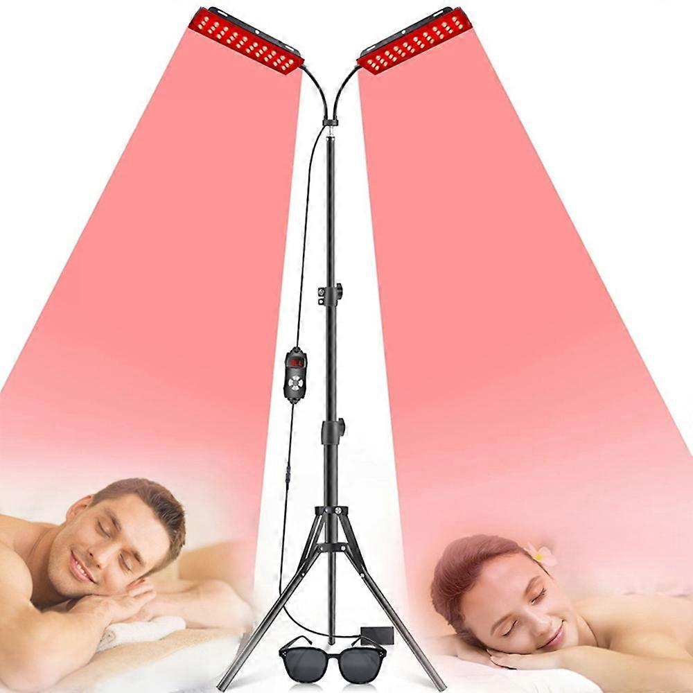 Double Head Infrared Physiotherapy 90 LED Red Light Therapy Lamp with ...