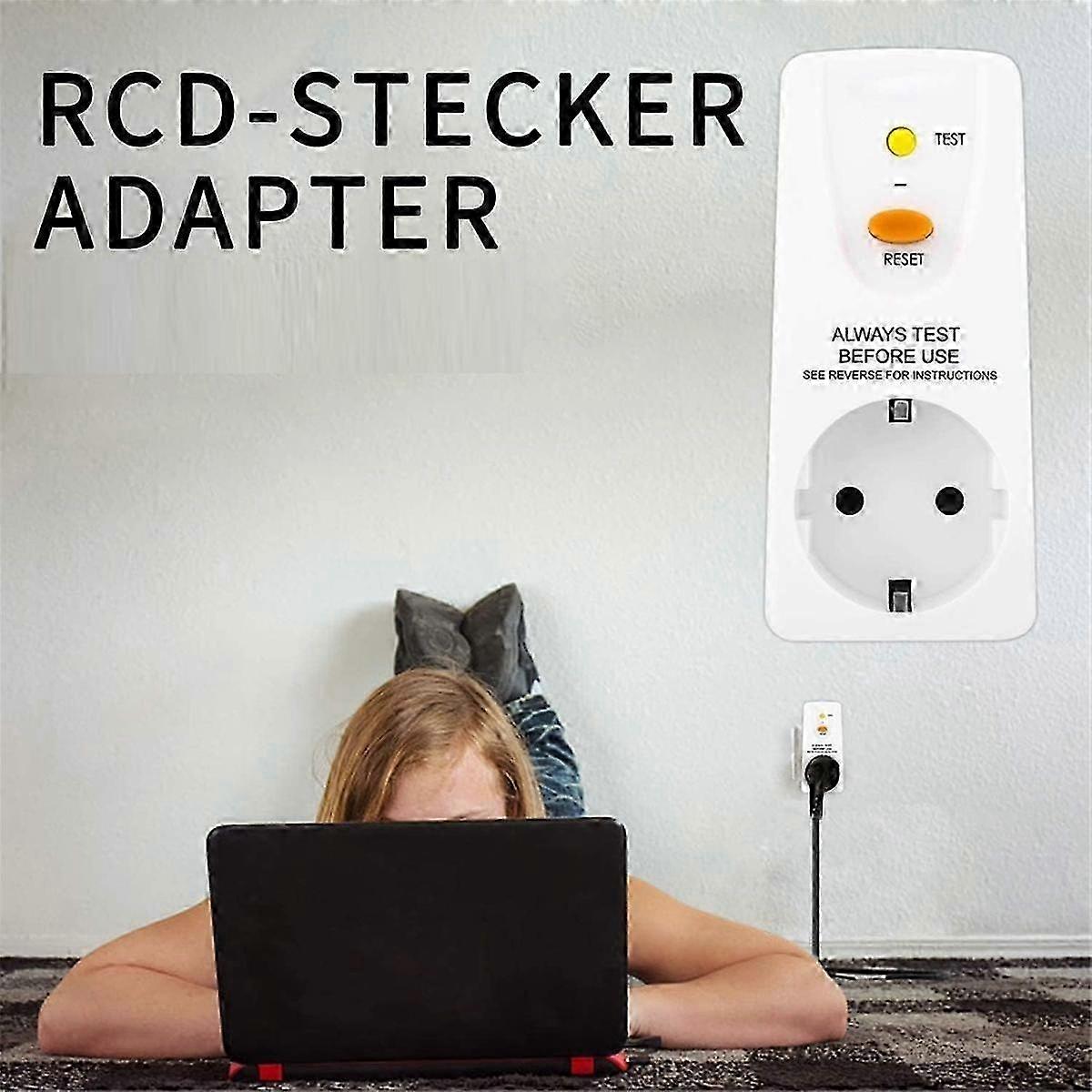 16A Gfci Leakage Protection Plug Rcd Socket Home Circuit Breaker Cutout ...