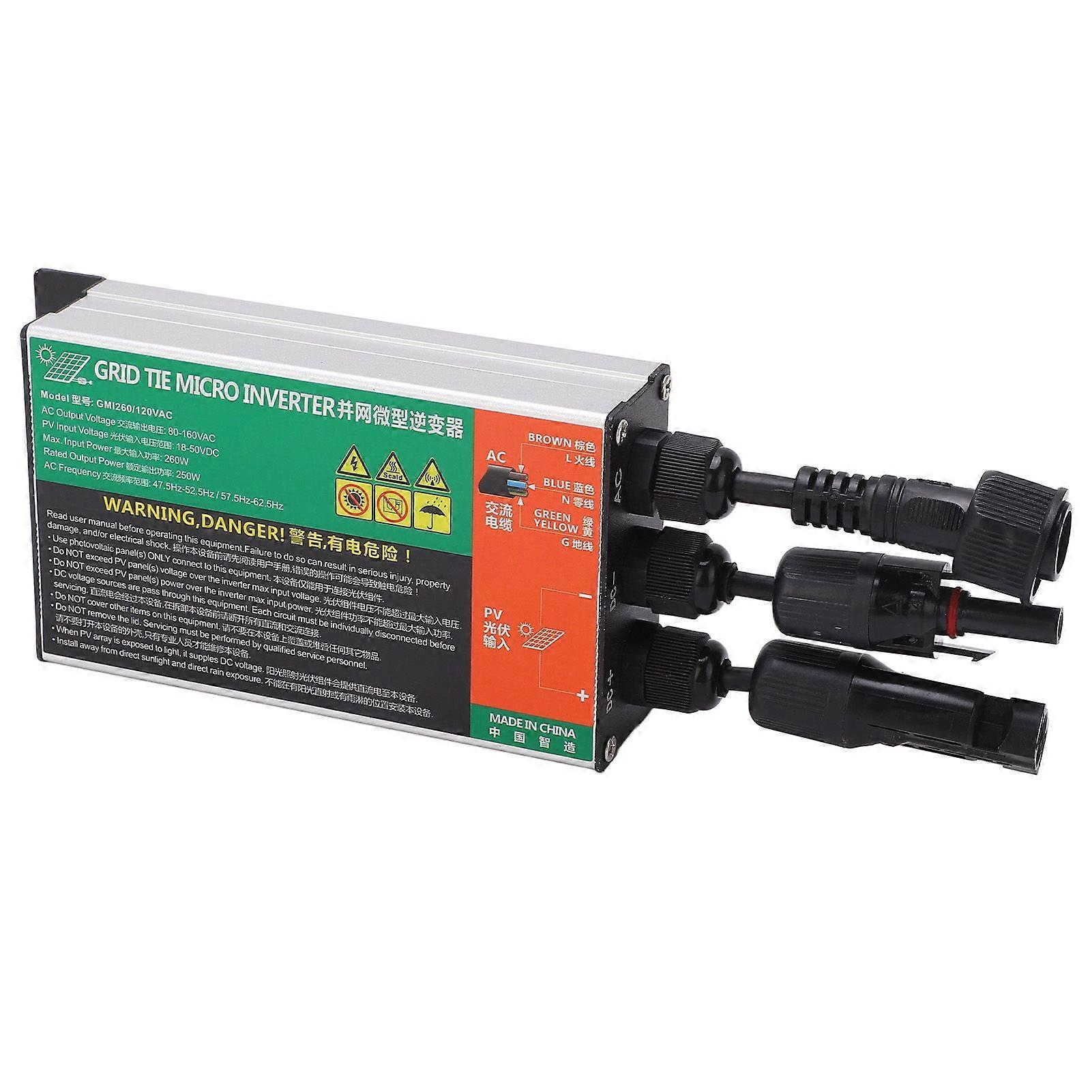 Solar Micro Inverter GMI PV IP55 Protection Safe Efficient Grid Tie ...