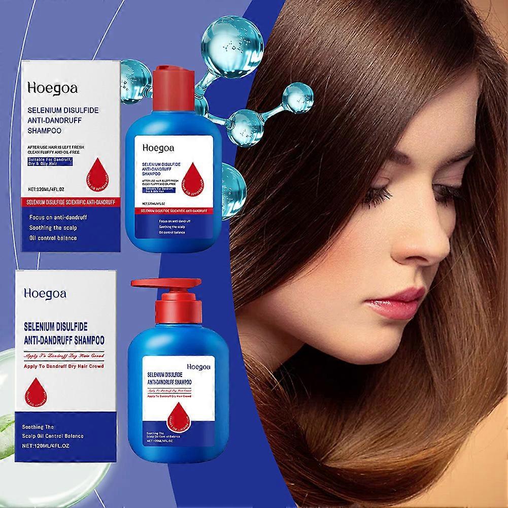 120ml Selenium Disulfide Anti-Dandruff Shampoo - Deep Cleansing, Oil ...