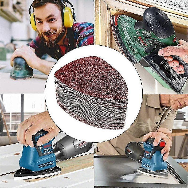 Sanding Triangles, Sandpaper for Bosch PSM 100A, PSM 160, PSM 200 AES ...