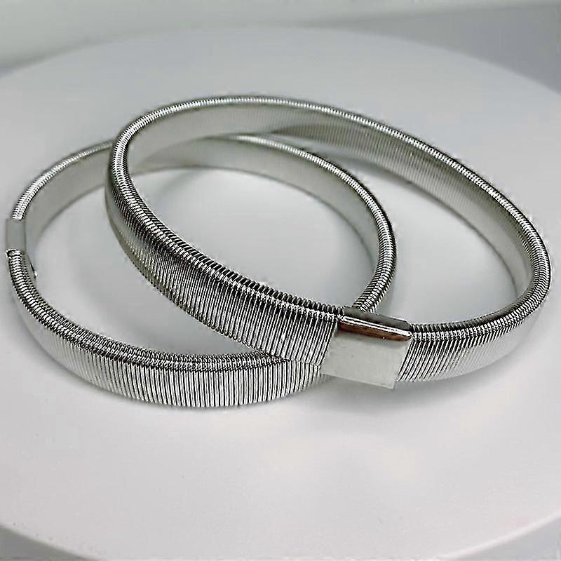 1pc Wristband Ladies Shirt Sleeve Holders Metal Arm Bands Hold Ups ...