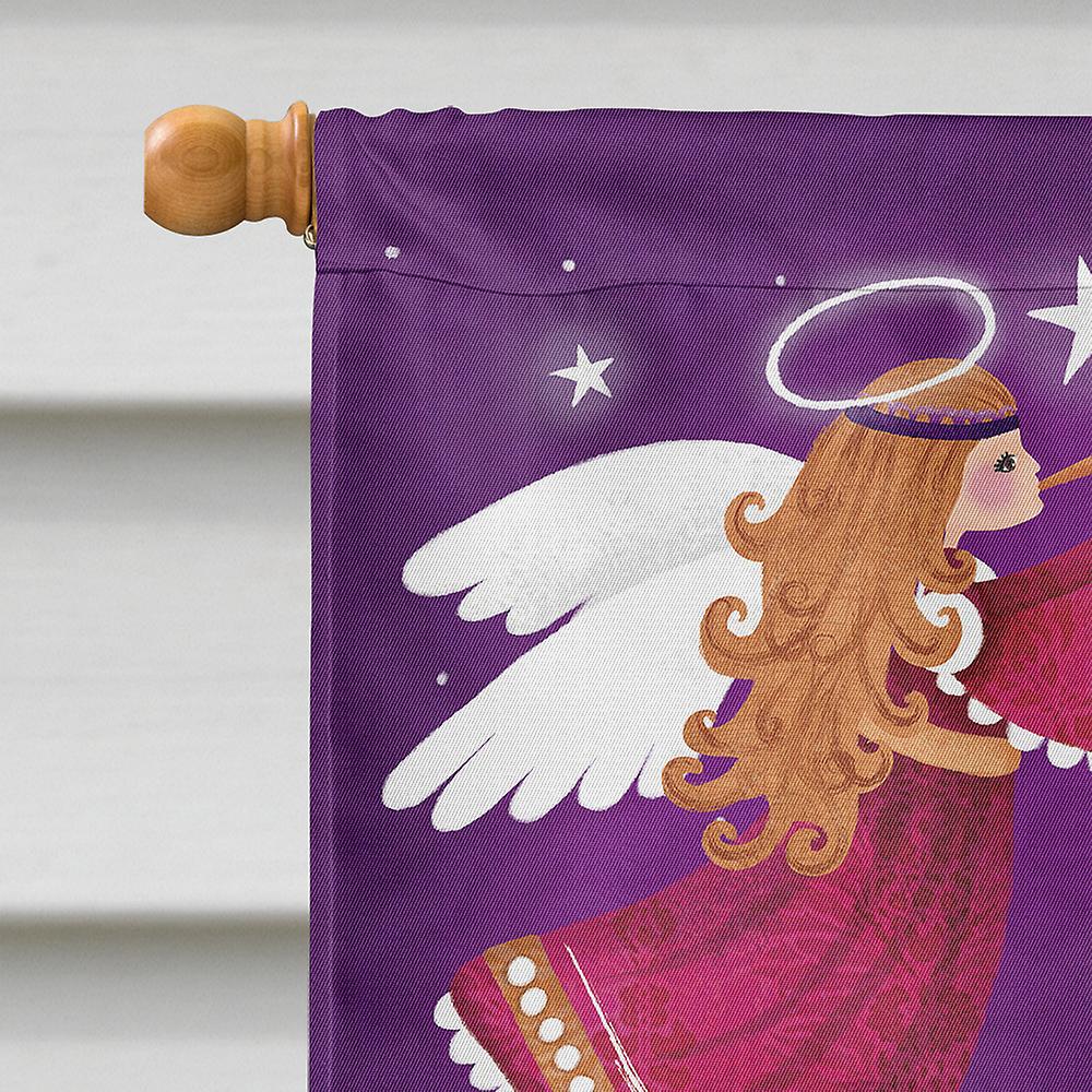 Christmas Angels in Purple Flag Canvas House Size | Fruugo UK