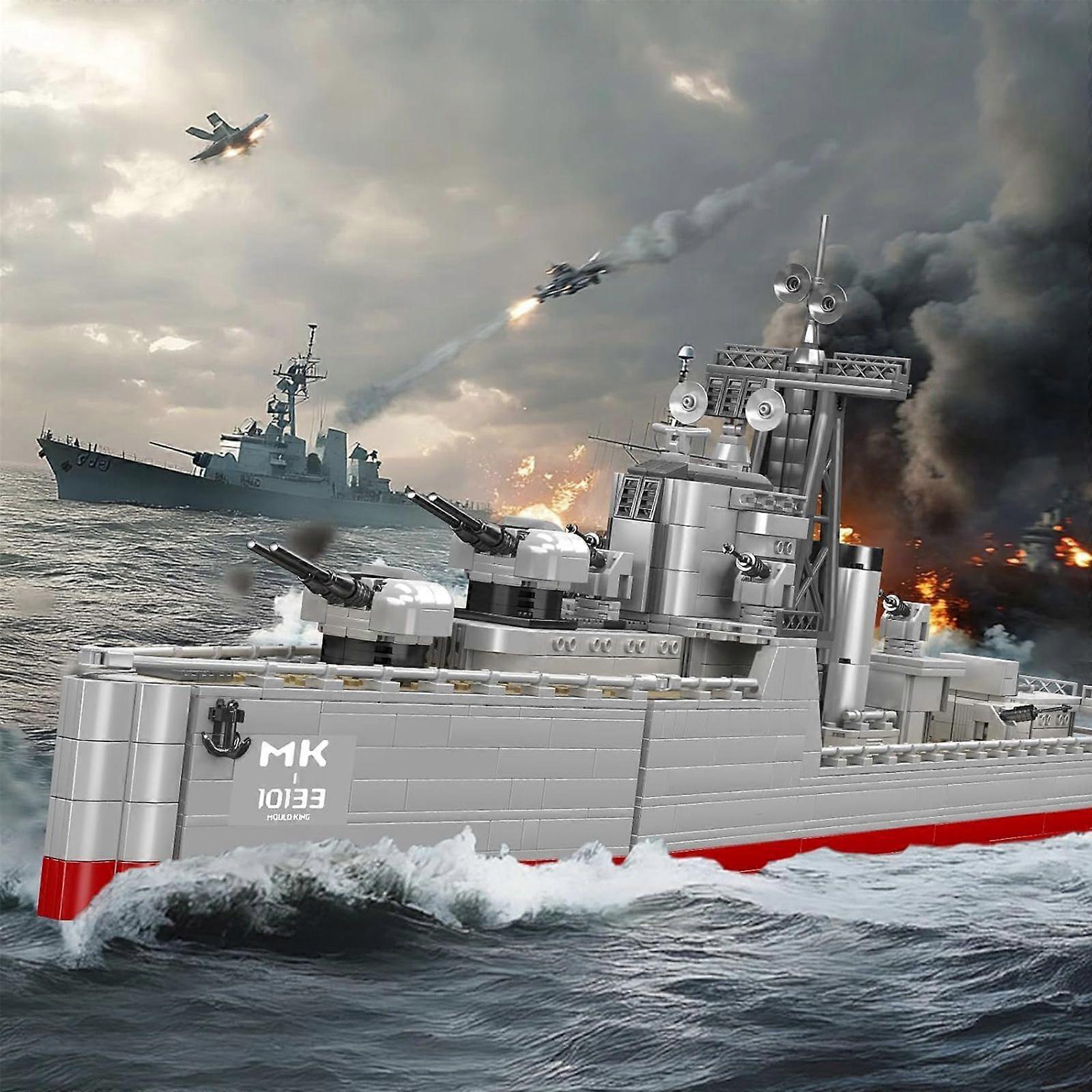 Mould King 1815PCs Battle-Class Destroyer Building Kit - 1:300 Scale ...