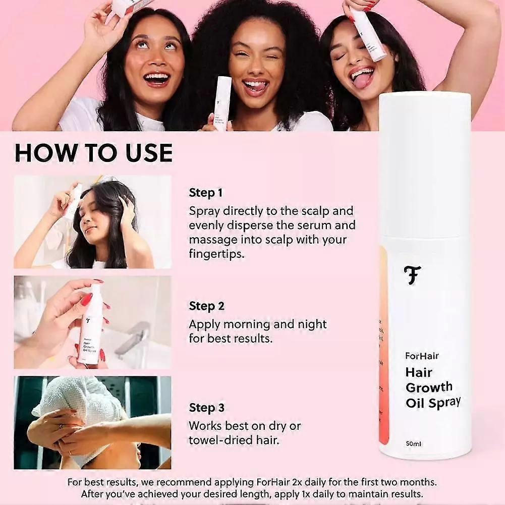 Advanced Hair Growth Oil Spray -Non-Greasy Hormone Free Formula ...