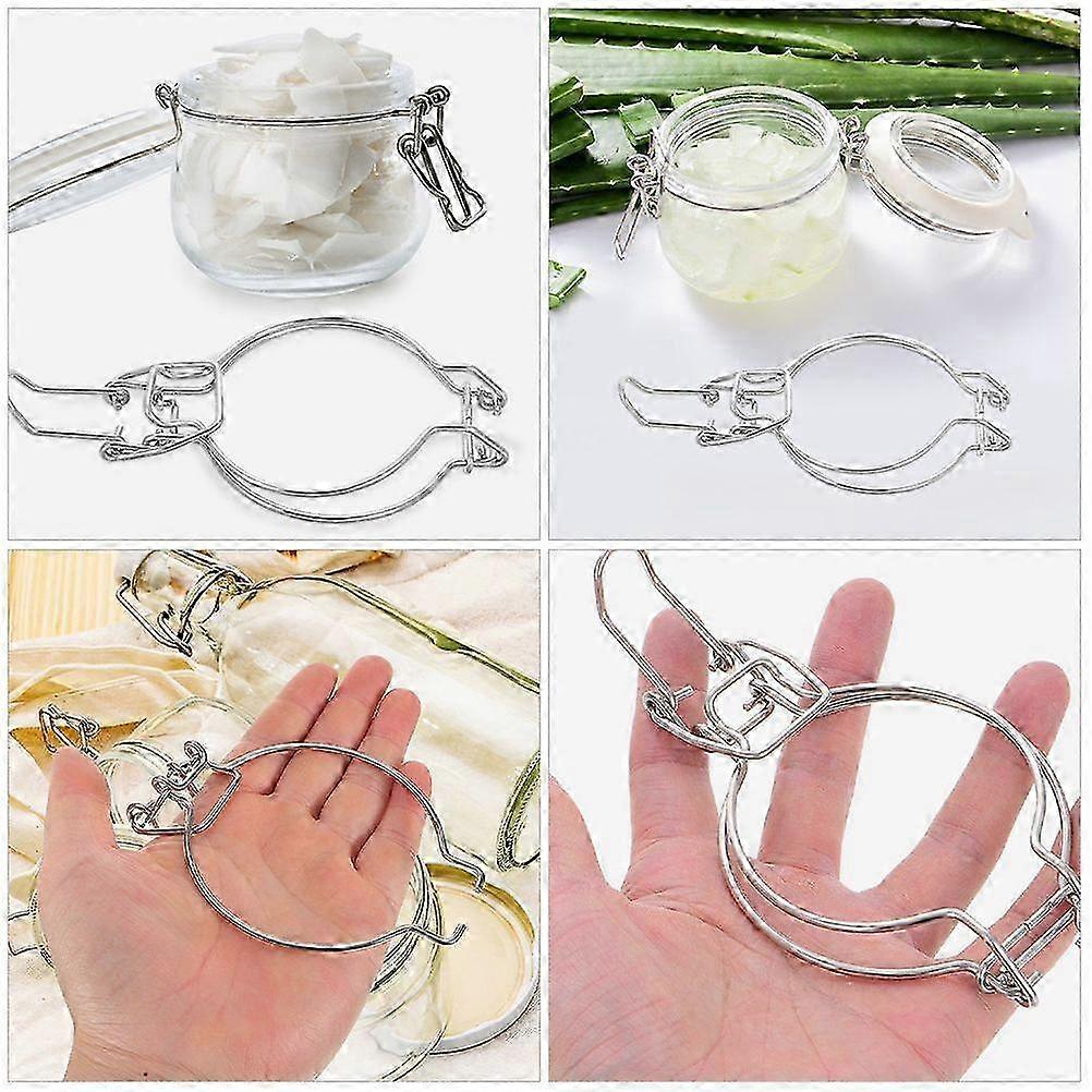 6pcs Canning Jar Lock Buckle Sealing Glass Jar Clip Metal Fasteners ...