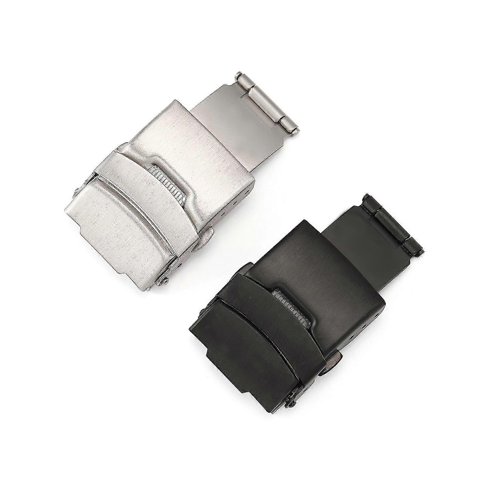 Watch Buckle Universal Double Press Stainless Steel Watch Safety ...