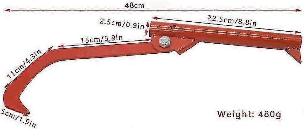 25-26 Log Lifter Logging Cant Hook Log Roller Tool Outside Coating ...