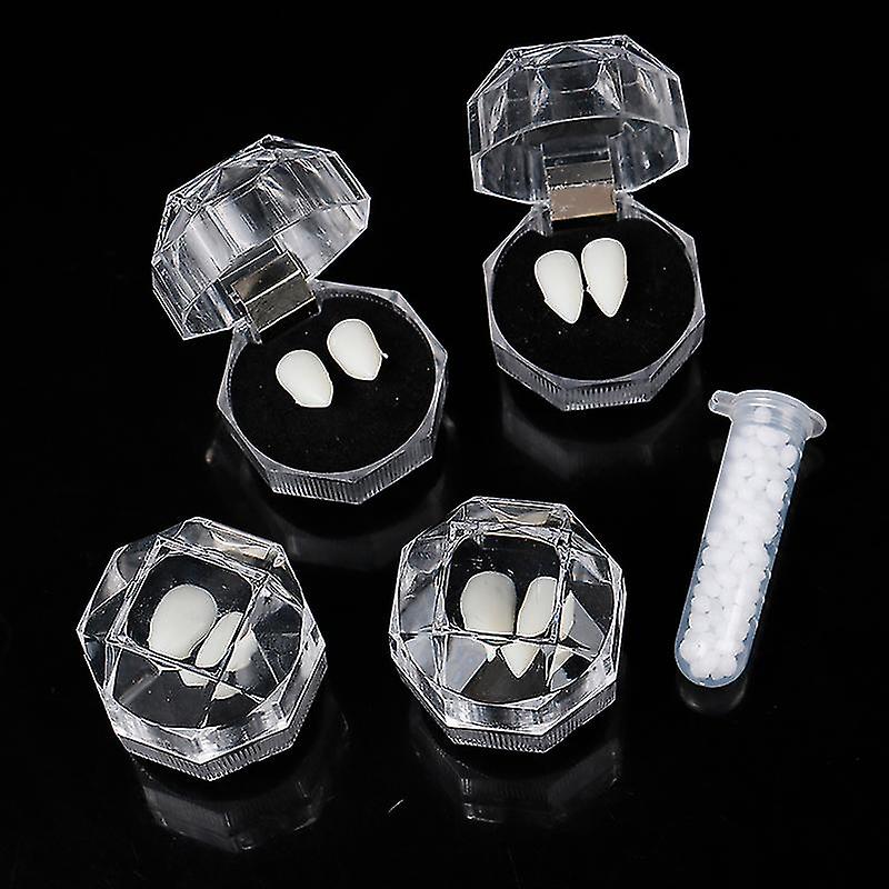 4 Pair Diy Halloween Costume Props Masquerade Party Dentures Vampire ...