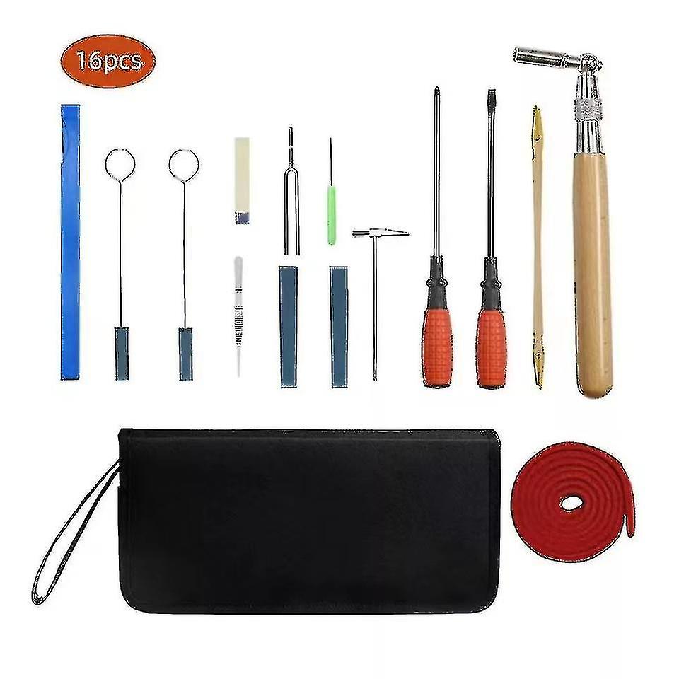 Piano Tuning Kit Professional 16 Piece Piano Tuner Tools | Fruugo NO