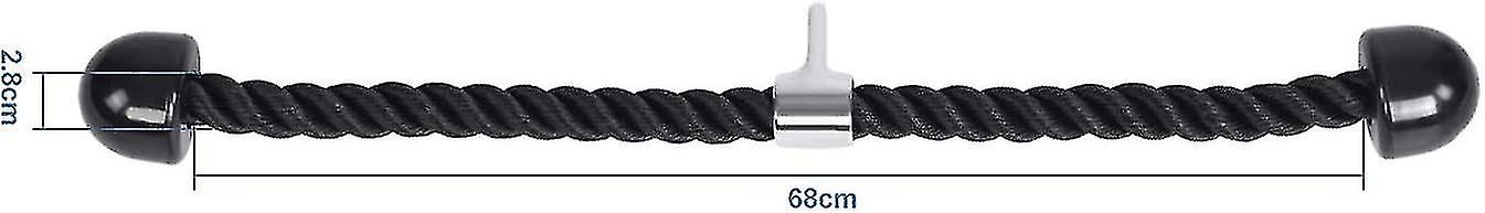 Tricep Rope Cable Attachment, Bicep Pull Down Cable, Heavy Duty Nylon ...