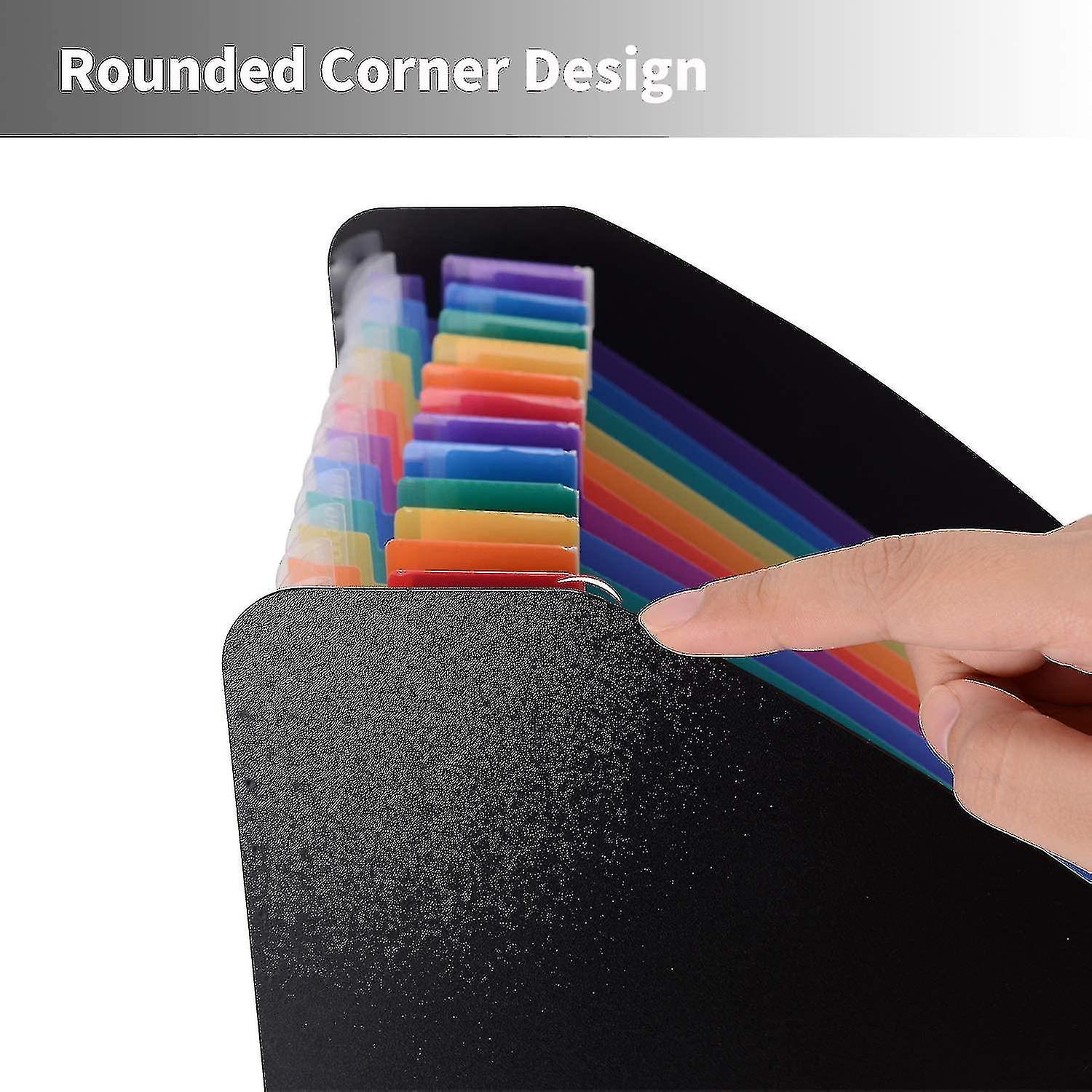 13 Compartments A4 Portrait Magazine Holder Expandable Paper Storage ...