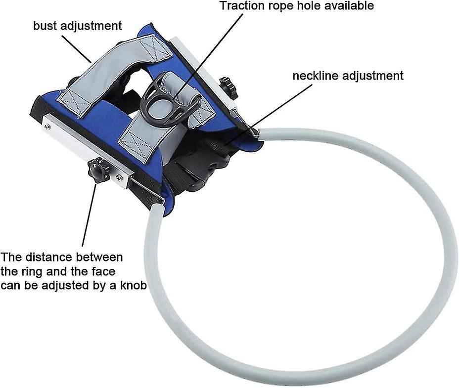 Blind Dog Harness Guiding Device,blind Dog Halo,pet Anti-collision Ring ...