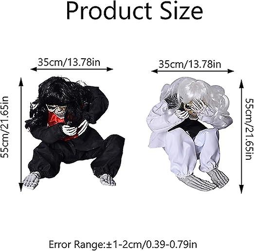 Halloween Decorations Indoor Scary Screaming Animated Hanging Crying ...