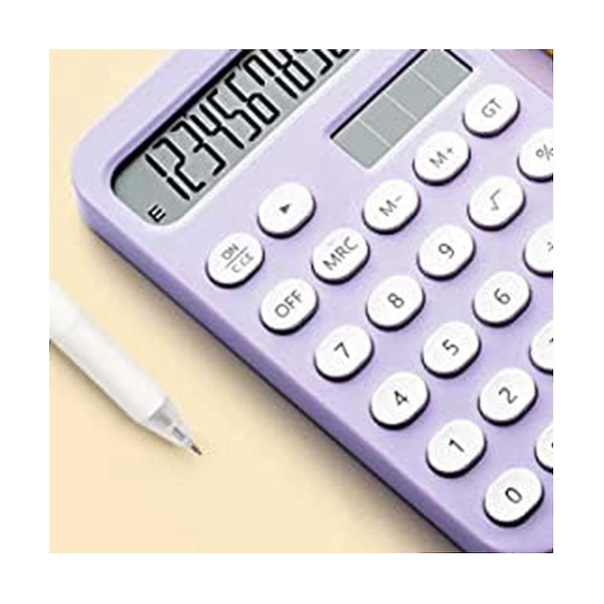 2 Pcs Desk Calculator Basic Calculator 12 Digit Pocket Calculators ...