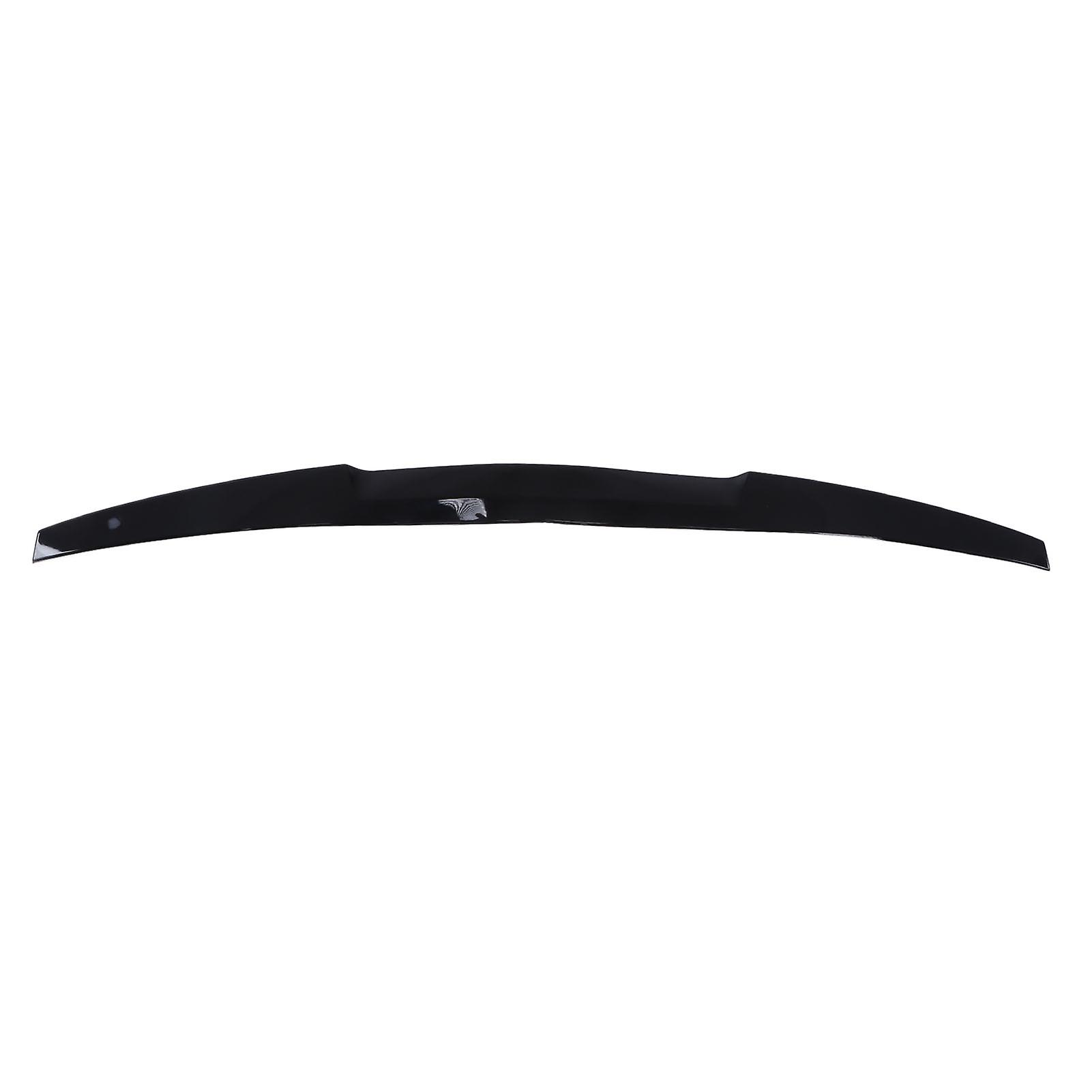 Universal Gloss Black Car Rear Trunk Spoiler Lip Rubber Spoiler Wing 120cm/47.24in X 7cm/2.76in ...