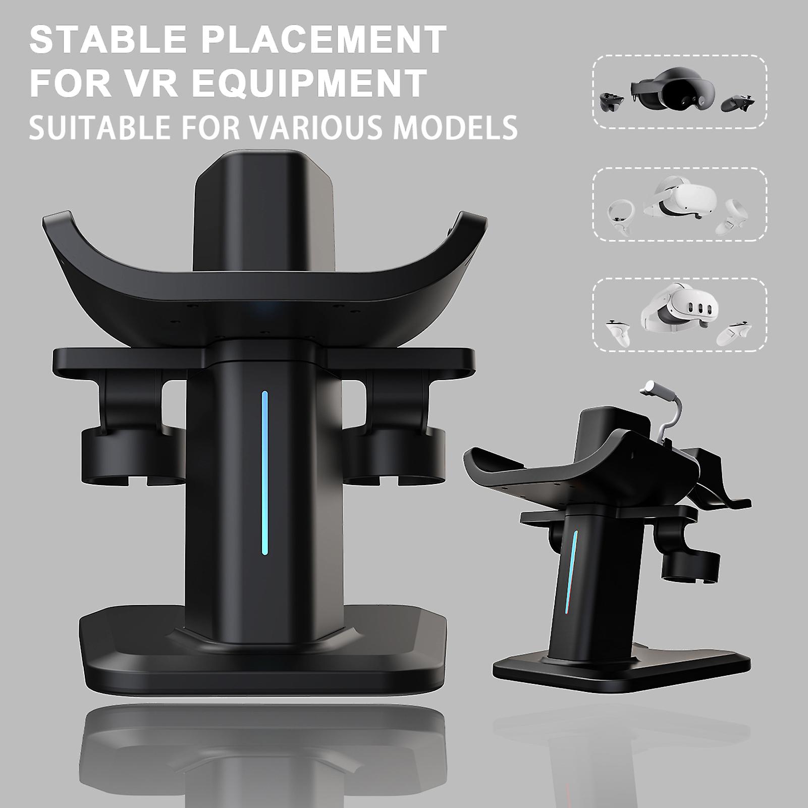 RGB VR Headset Charging Stand Storage Rack High Stability Non-Slip ...