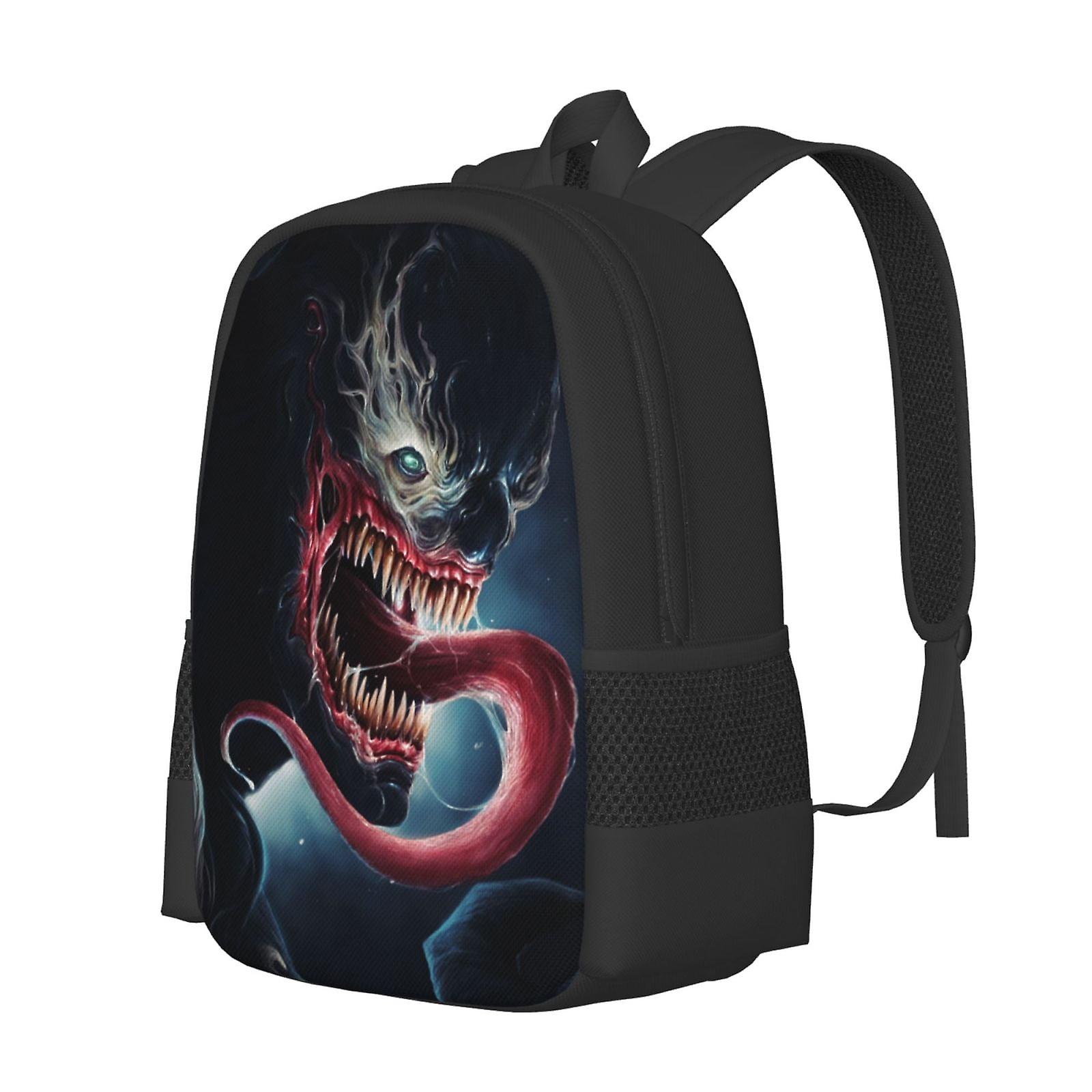 Venom Backpack,3d Print Laptop Backpack Lightweight Casual Daypack ...