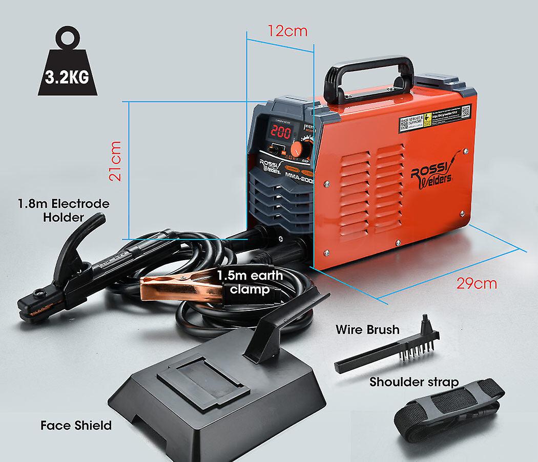 Inverter Welders Rossi Stick Welder 200 Amp Inverter Welding Machine ...