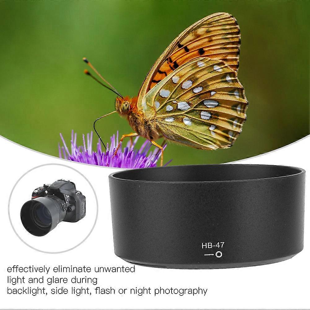 HB-47 ABS Camera Mount Lens Hood Replacement for Nikon AF S 50mm f 1.4G ...