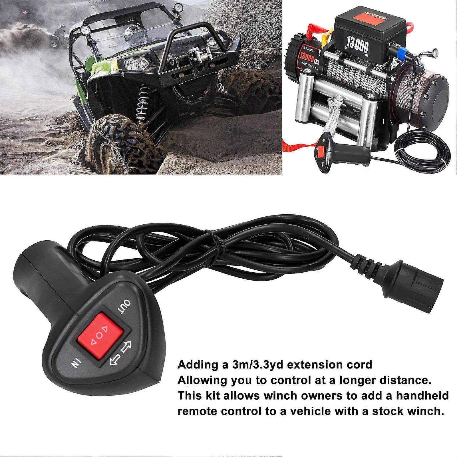 Winch Remote Controller Handheld Electric Universal Control Switch for ...