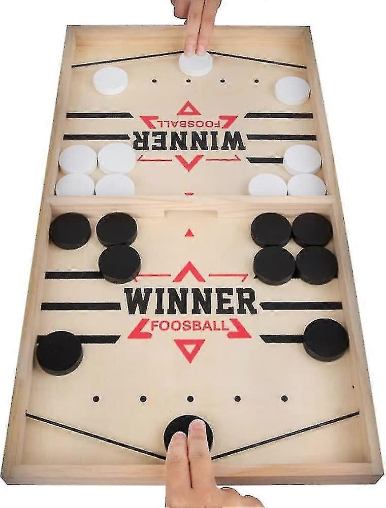 Sling Puck Game, Fast Sling Puck Game Hockey Game Wooden Board Game For ...