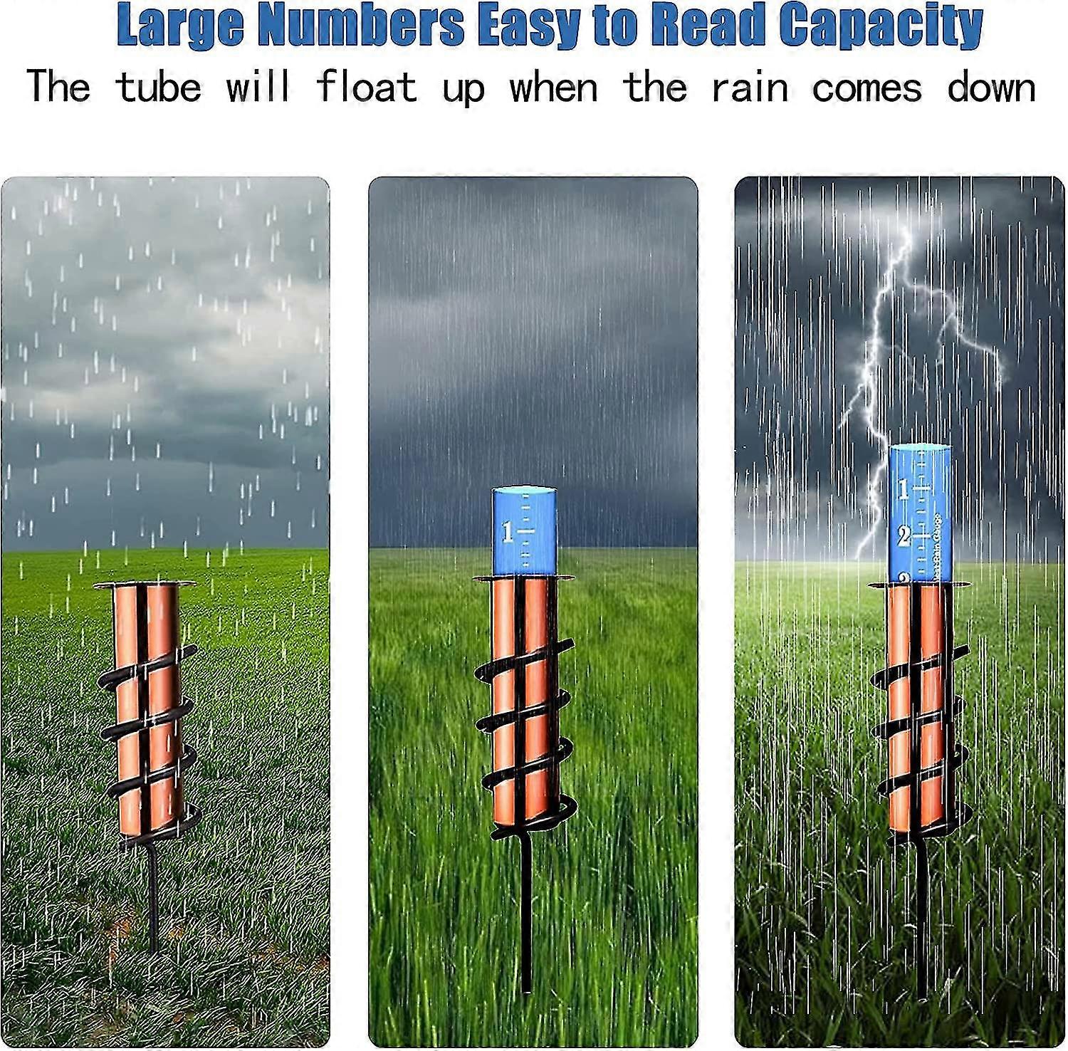 2024 Rain Gauge Outdoor, Accurate Measurement Of Rain Capacity, Easy To ...