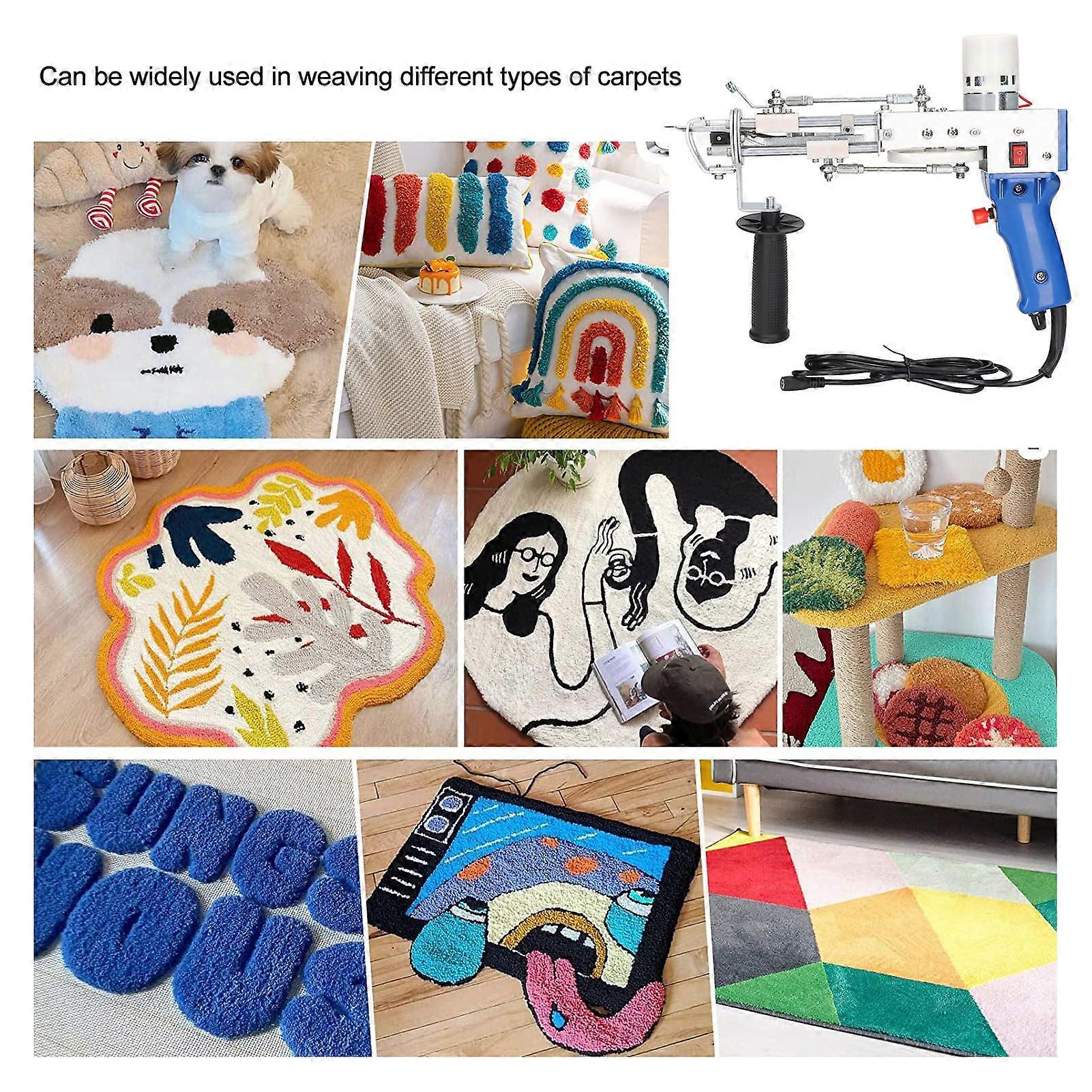 360 Degree Adjustable Handle Tufting Gun with Scissors and Cloth for ...