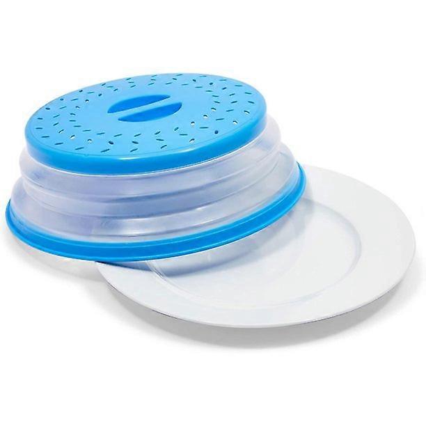 2 Pack Silicone Collapsible Microwave Plate Cover, Food Splatter ...