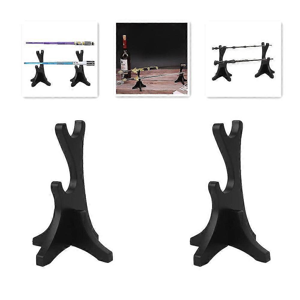 Two Tiers Wand Display Stand,wizard Wand Display Stand,wooden Wands ...