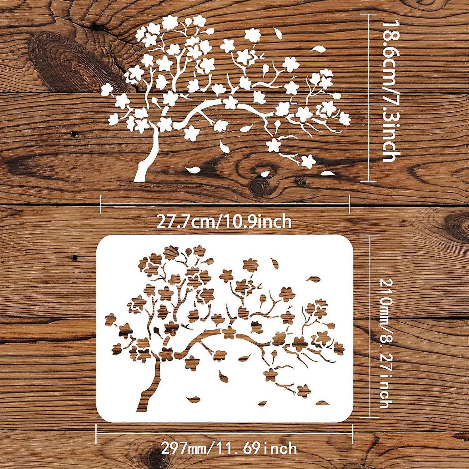 Campanula Stencil 11.7x8.3 inch Bluebell Drawing Painting Stencils ...