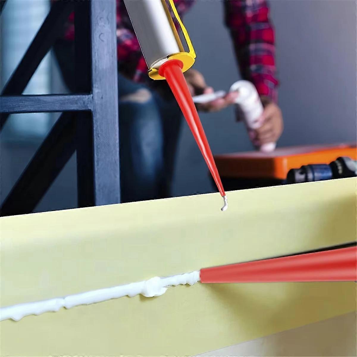 Caulking Nozzle Plastic Caulk Nozzle Applicator Caulking Extension Tool ...