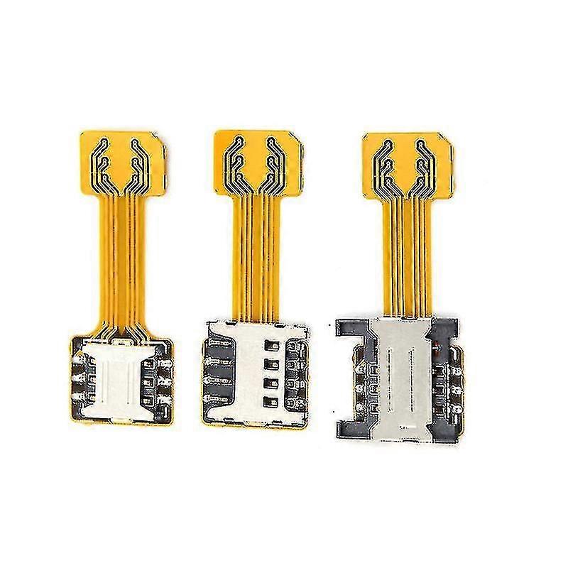 Hybrid Dual Micro Nano Sim Card Adapter Converter Extension Sd Slot ...