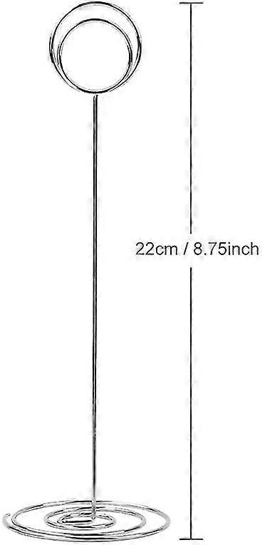 10 Pack 8.75 Inch Tall Table Number Holders Place Card Holder (silver ...