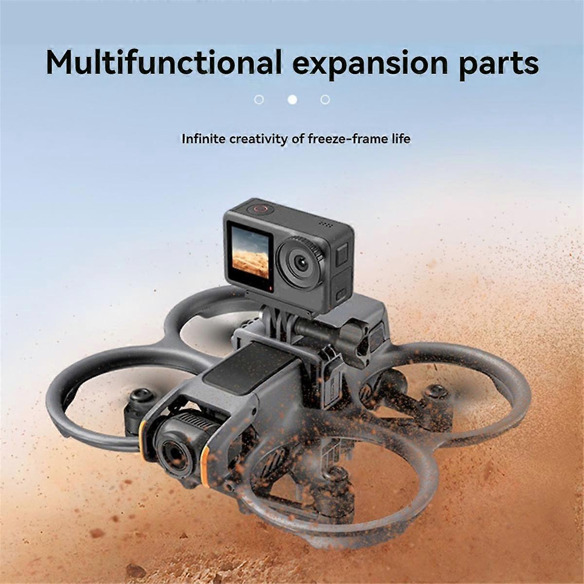 Top Extension Bracket for Avata 2 - Extension Mount Holder Compatible with , , Action, Fill ...