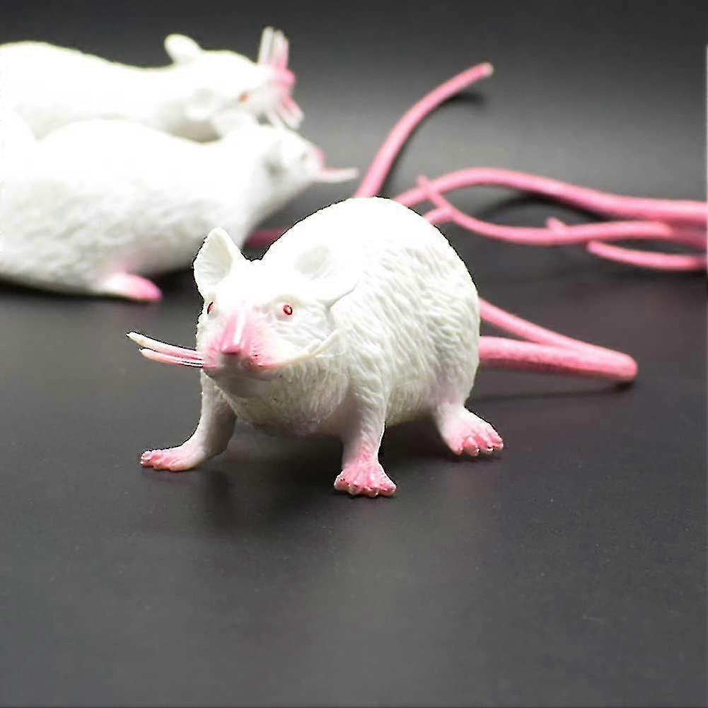 Set Of 6 Realistic Rat Toy, Plastic Fake Rat Model Toy, Entertainment ...