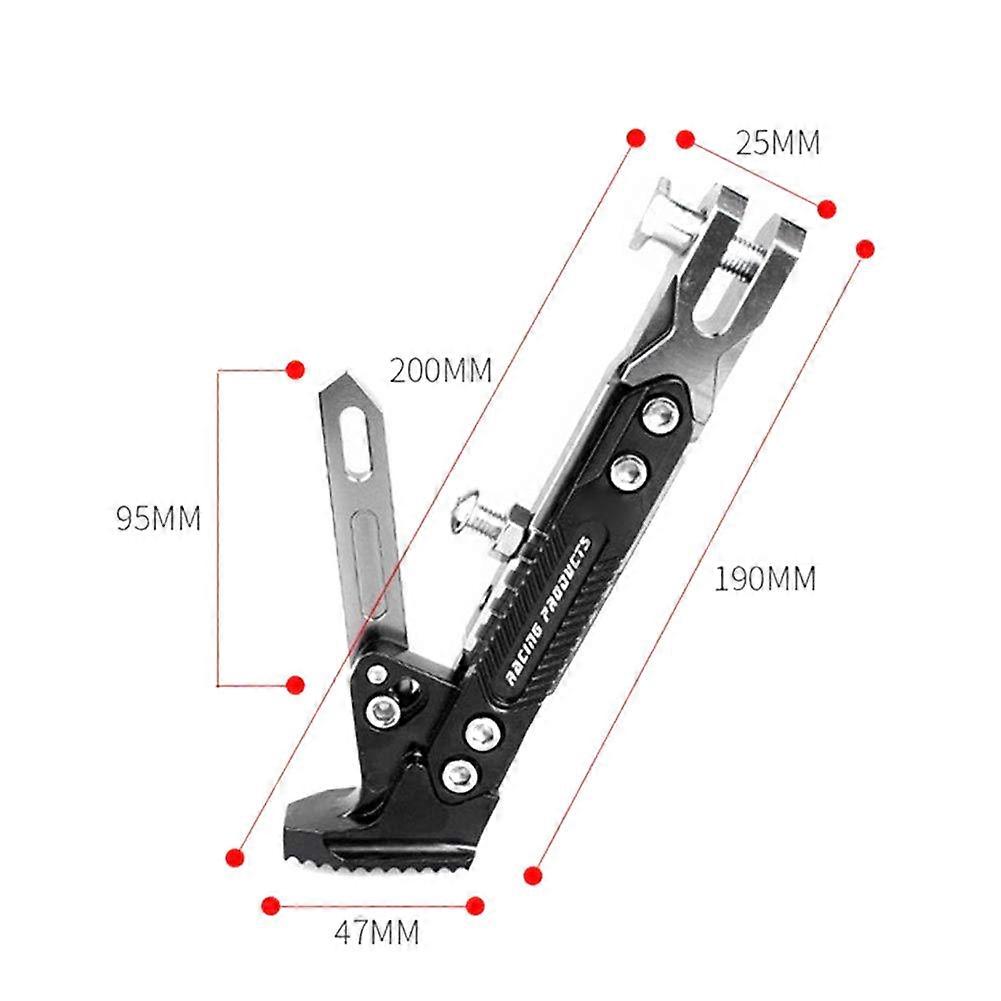 Adjustable Motorcycle Foot Side Bracket Kick Stand Kickstand For HONDA ...