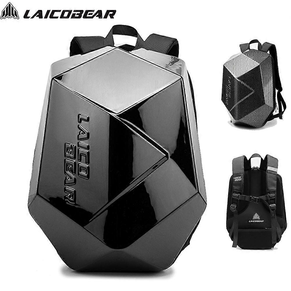 ABS Hard Shell Motorcycle Backpack Waterproof Carbon Fiber Motorcycle ...
