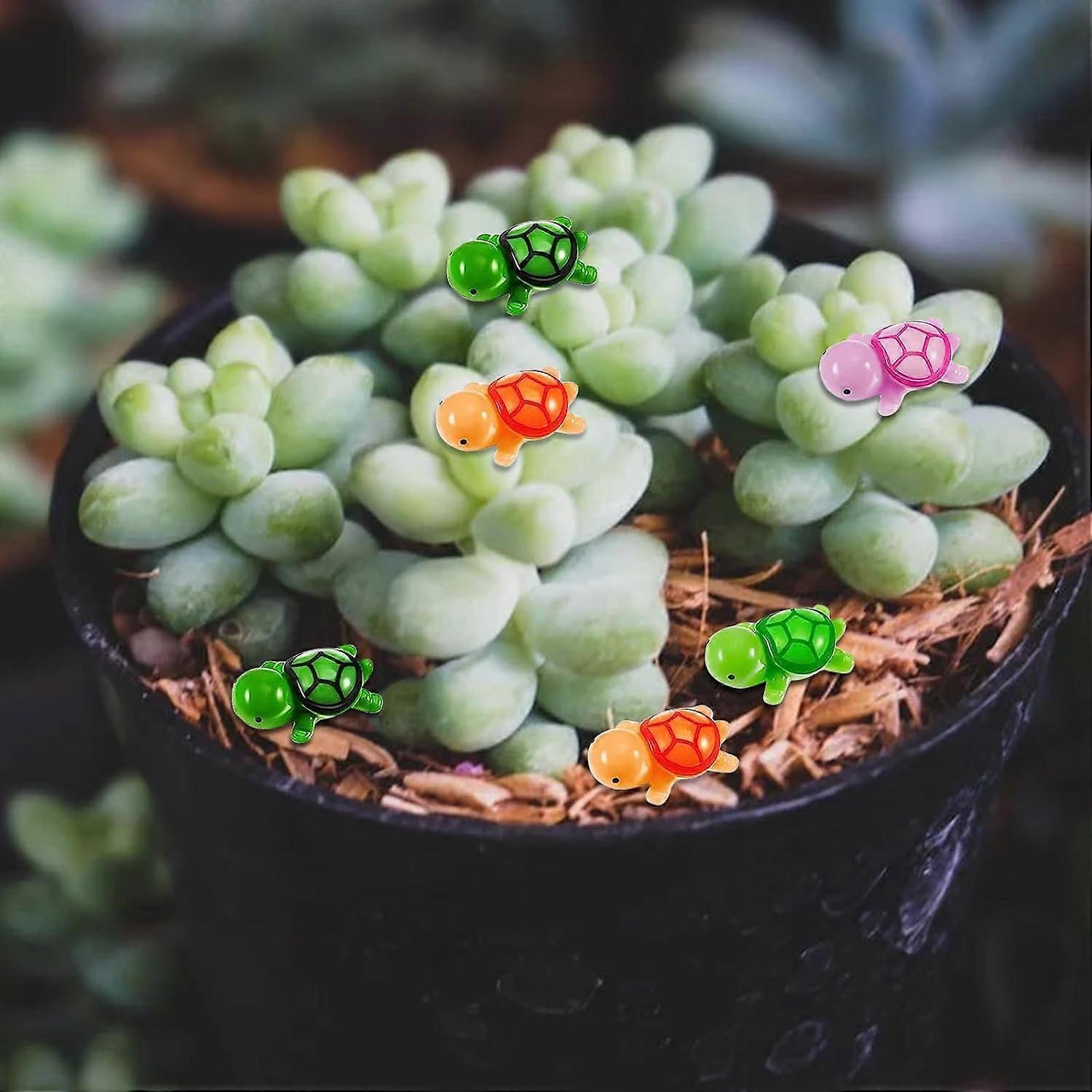 Miniature Turtle, Resin Turtle Figures Multicolor Sea Turtle Statue ...