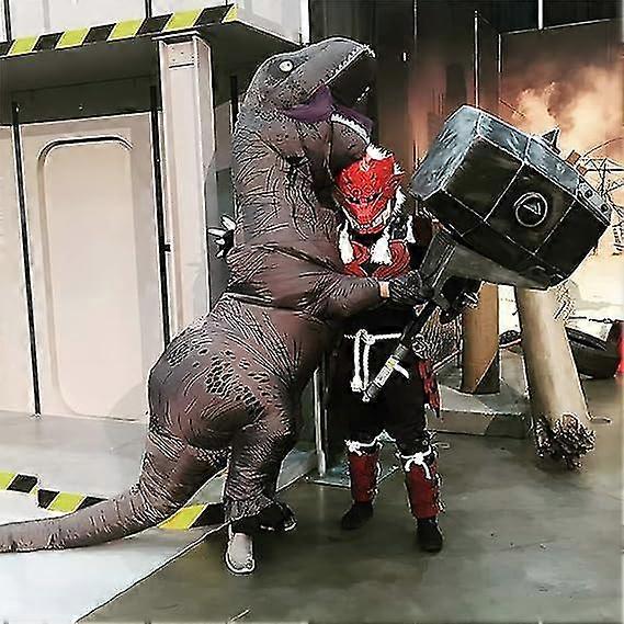 Dinosaur Costume For Adult Inflatable T-rex Dinosaur Costume Air Blow ...