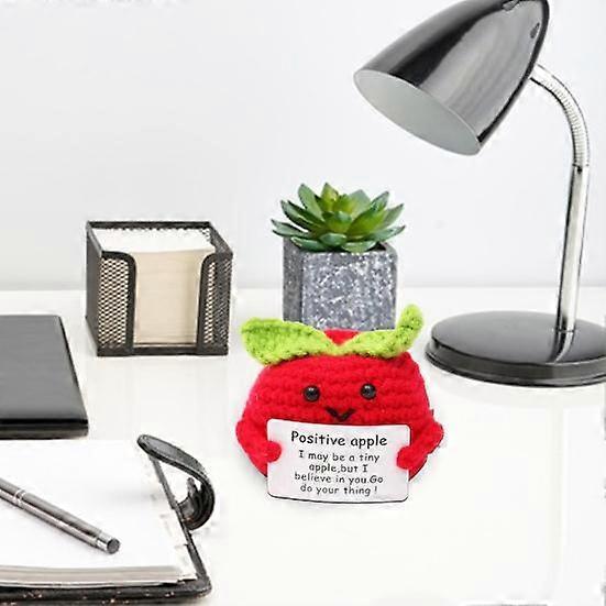 Positive Crocheted Doll with Encouraging Emotional Vegetable Support ...