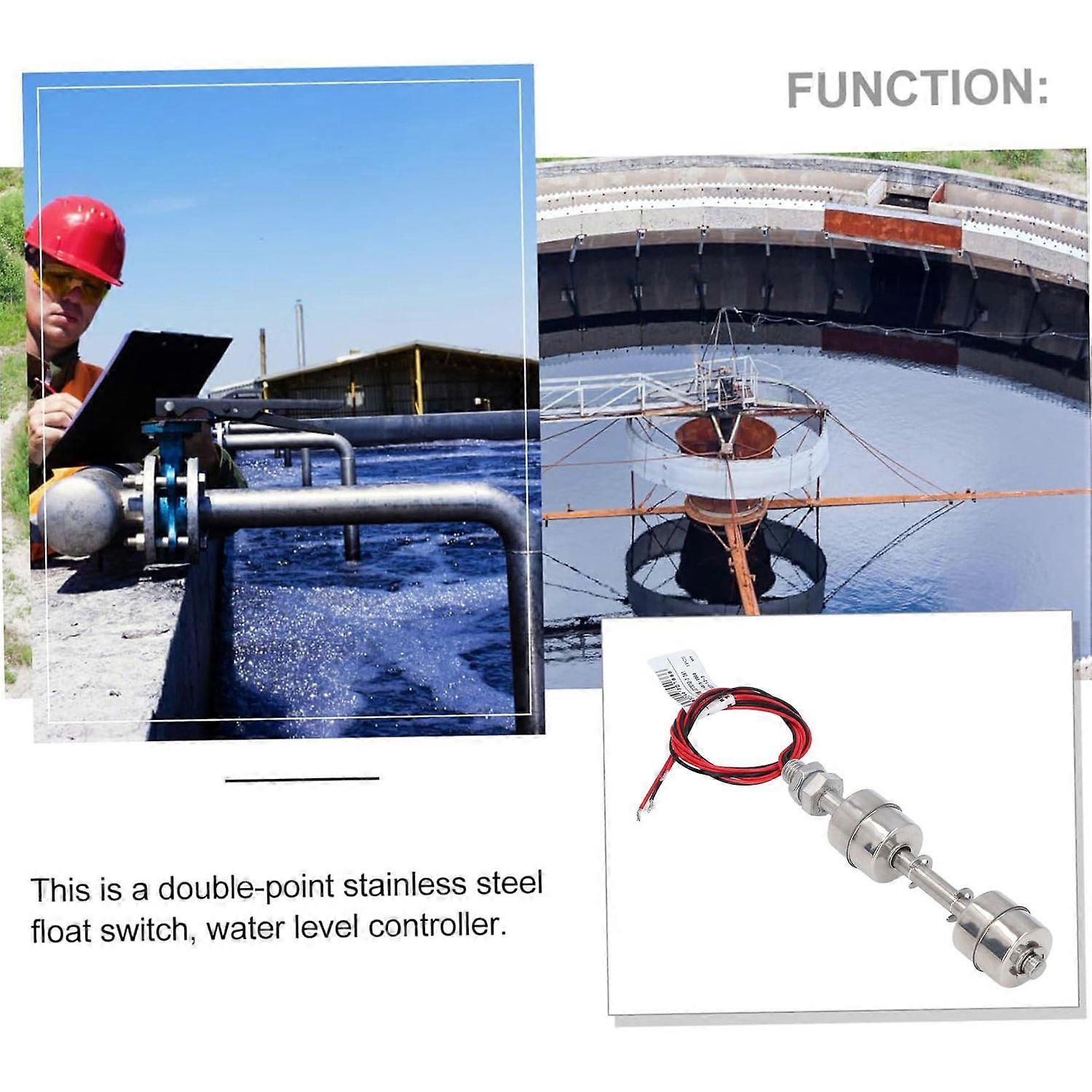 Double Ball Float Switch 120mm Stainless Steel Float Switch Water Level ...