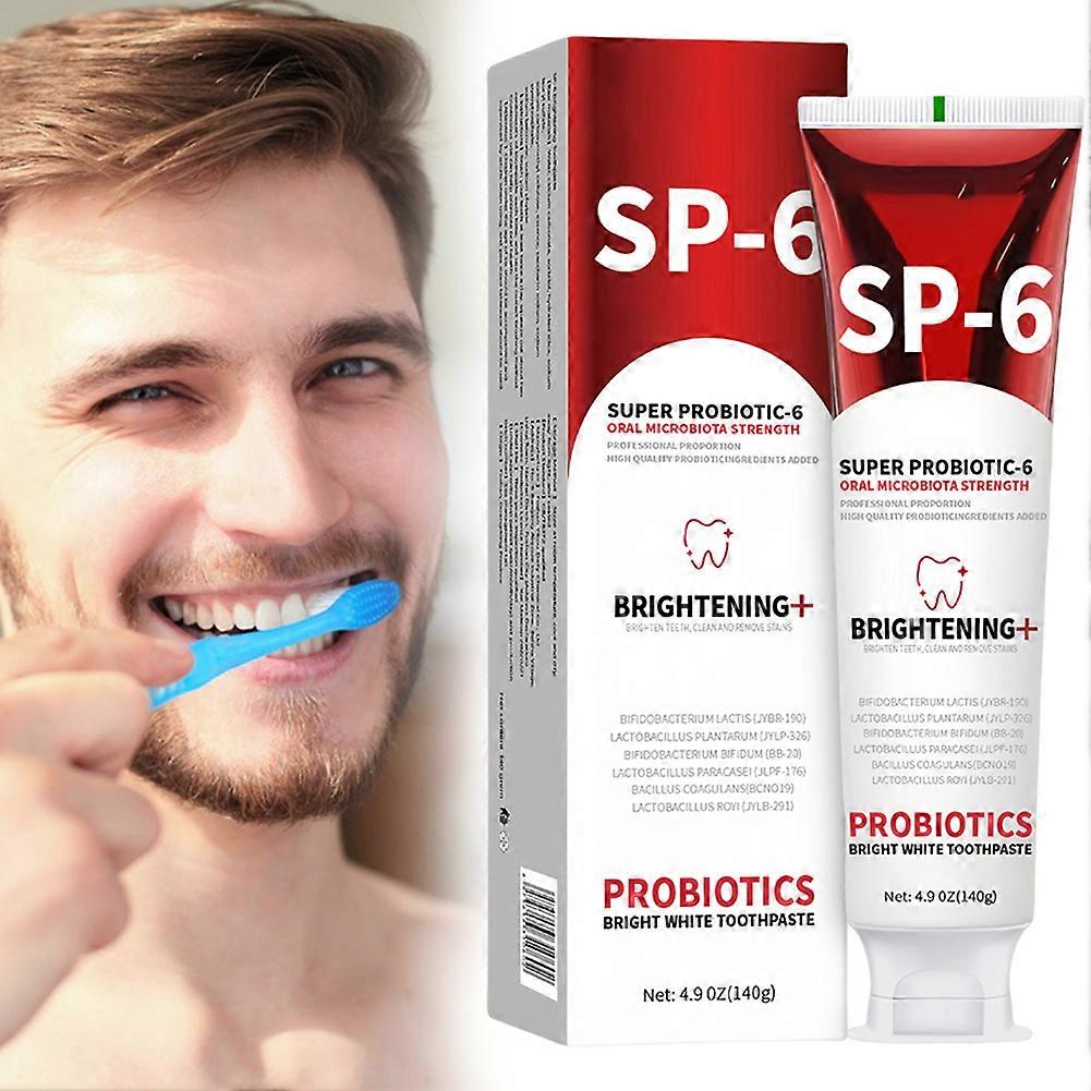 SP-6 Probiotics Whitening Toothpaste Brightening & Stain Removal ...