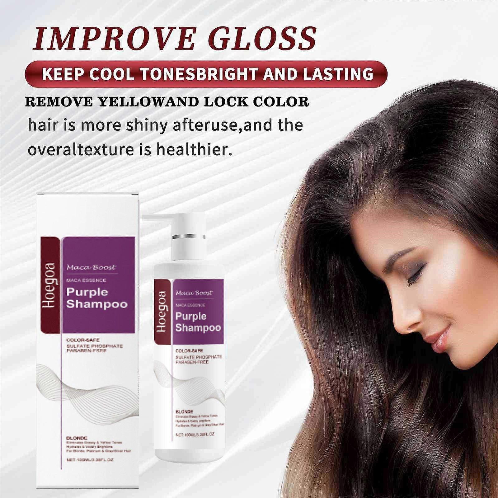 Maca Purple Shampoo, Maca Essence Purple Shampoo, Professional ...