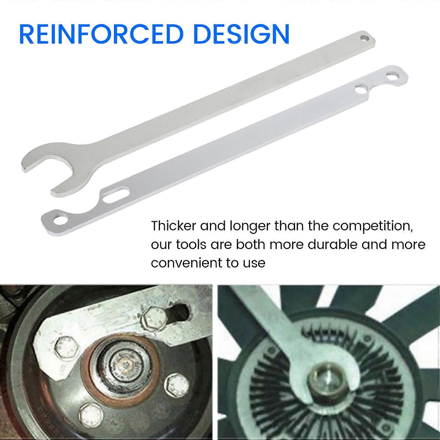 Fan Clutch Nut Wrench And Water Pump Holder Tool Kit Removal 32Mm For ...