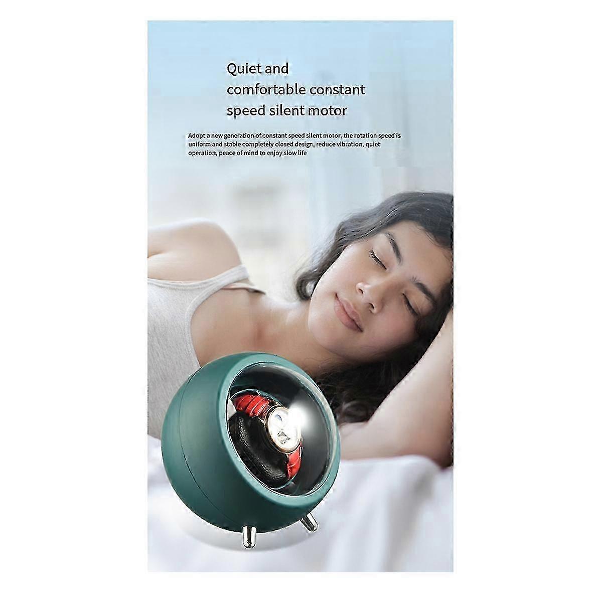 Automatic Watch Winders Watch Box with Green Design | Fruugo UK