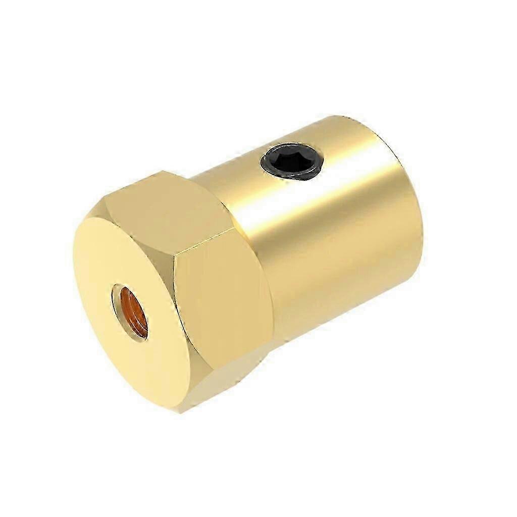 Brass Coupling Hexagon Tire Connector for 2/3/4/5/6/7/8mm Spindle Hex ...