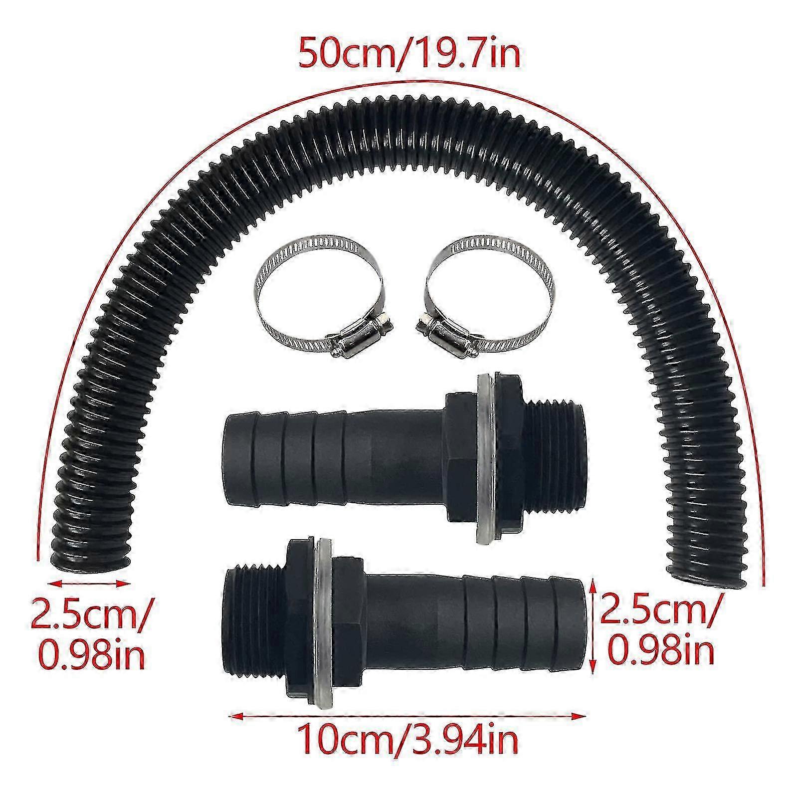Rainwater Connection Kit For Water Connection With Hose Nozzle 100 Cm ...